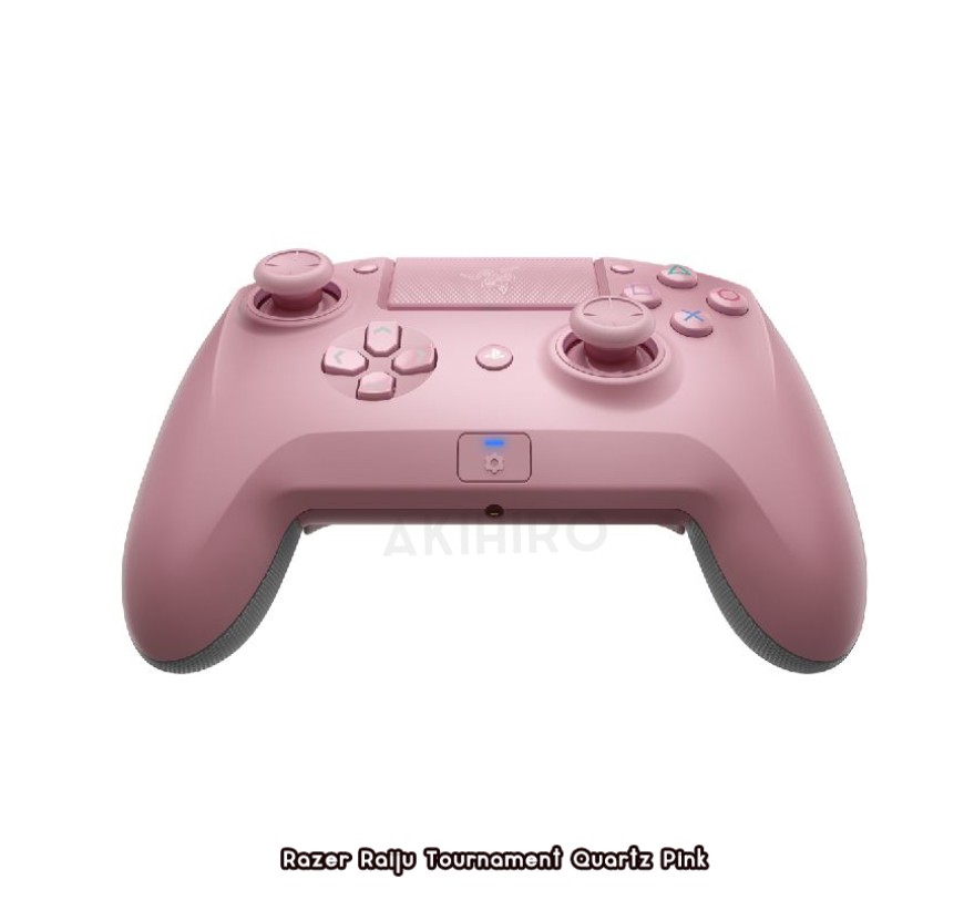 RAZER RAIJU TOURNAMENT (จอยคอนโทรลเลอร์ PS4) QUARTZ PINK 1Y.